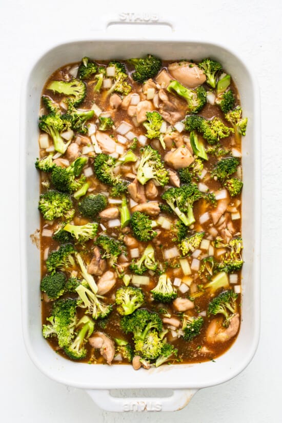 Easy Orange Chicken Casserole Fit Foodie Finds
